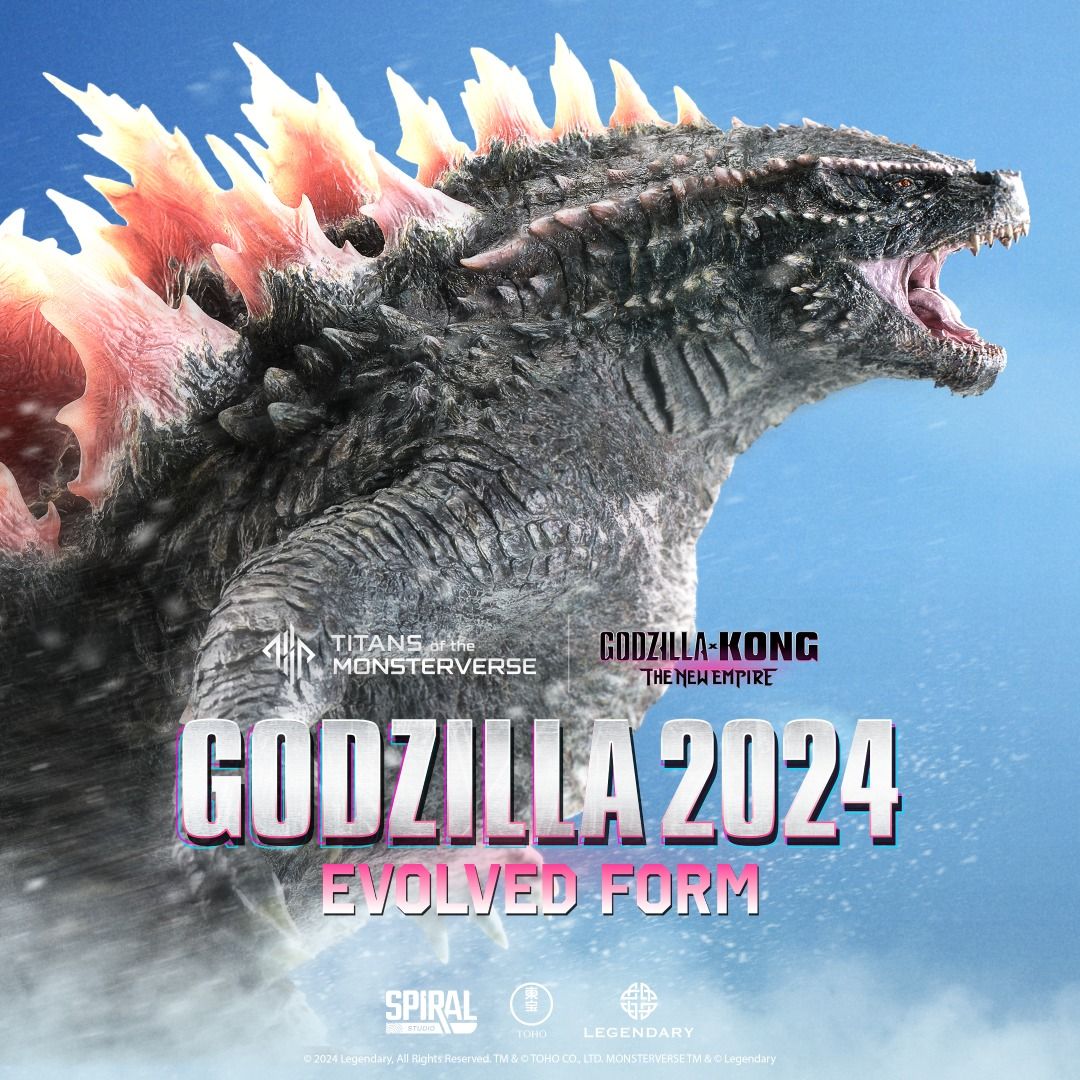 [PO] Spiral Studio Godzilla 2024 - Evolved Form, Hobbies & Toys, Toys ...