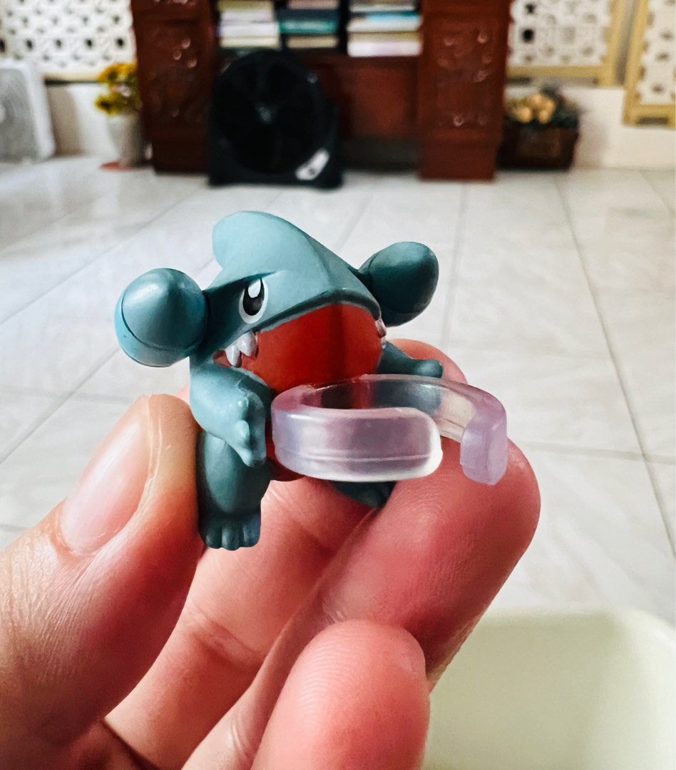 Pokemon Gible Figure Ring (T-Arts), Hobbies & Toys, Toys & Games on ...