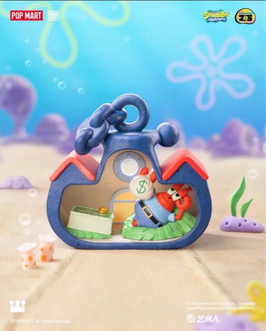 Popmart Anchor Spongebob Squarepants carnival anniversary series ...