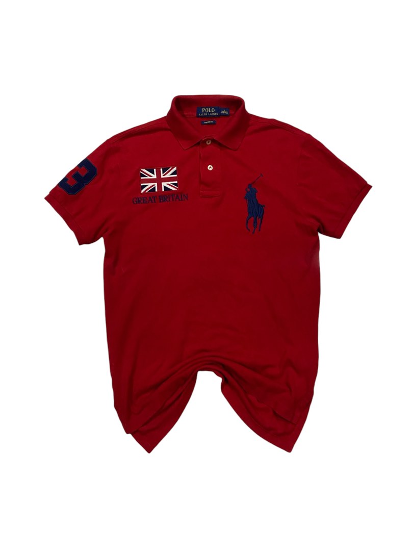 Ralph Lauren Country Polo -Great Britain- Big Pony Polo Shirt, Men's ...
