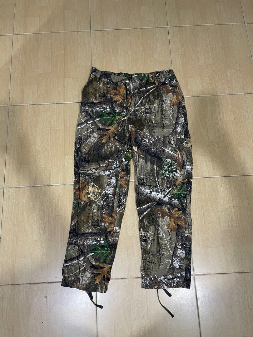 Real Tree Cargo Pants, Men's Fashion, Bottoms, Trousers on Carousell