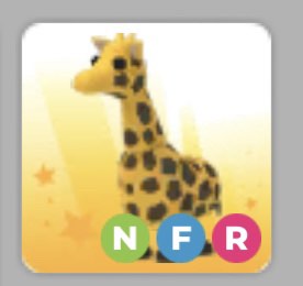 Roblox Adopt Me Neon Fly Ride Giraffe NFR Giraffe, Video Gaming, Video ...