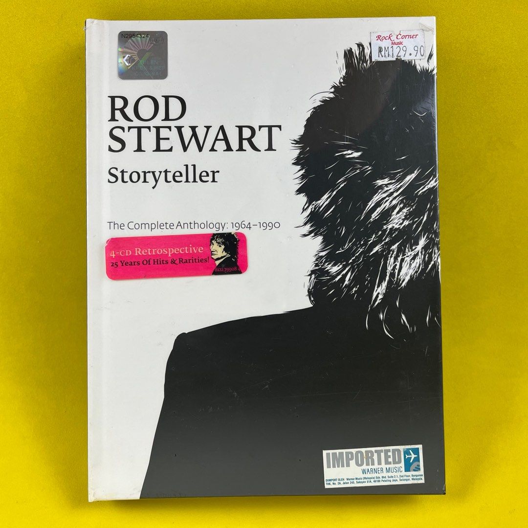 Rod Stewart Storyteller The Complete Anthology 1964–1990 1989 4 CD Box ...