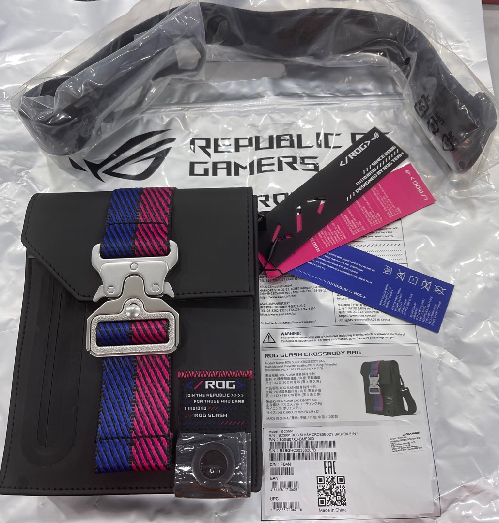 ROG Splash Crossbody Sling Bag, Men's Fashion, Bags, Sling Bags on ...