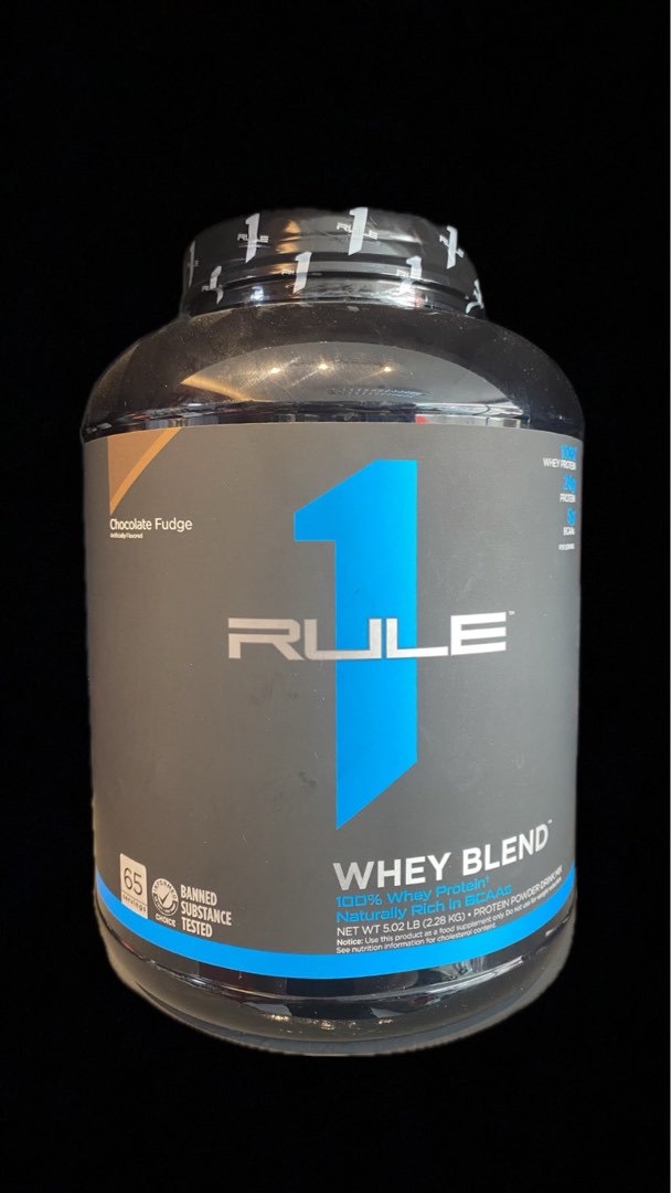 Rule 1 Whey Blend Protein, Health & Nutrition, Health Supplements ...