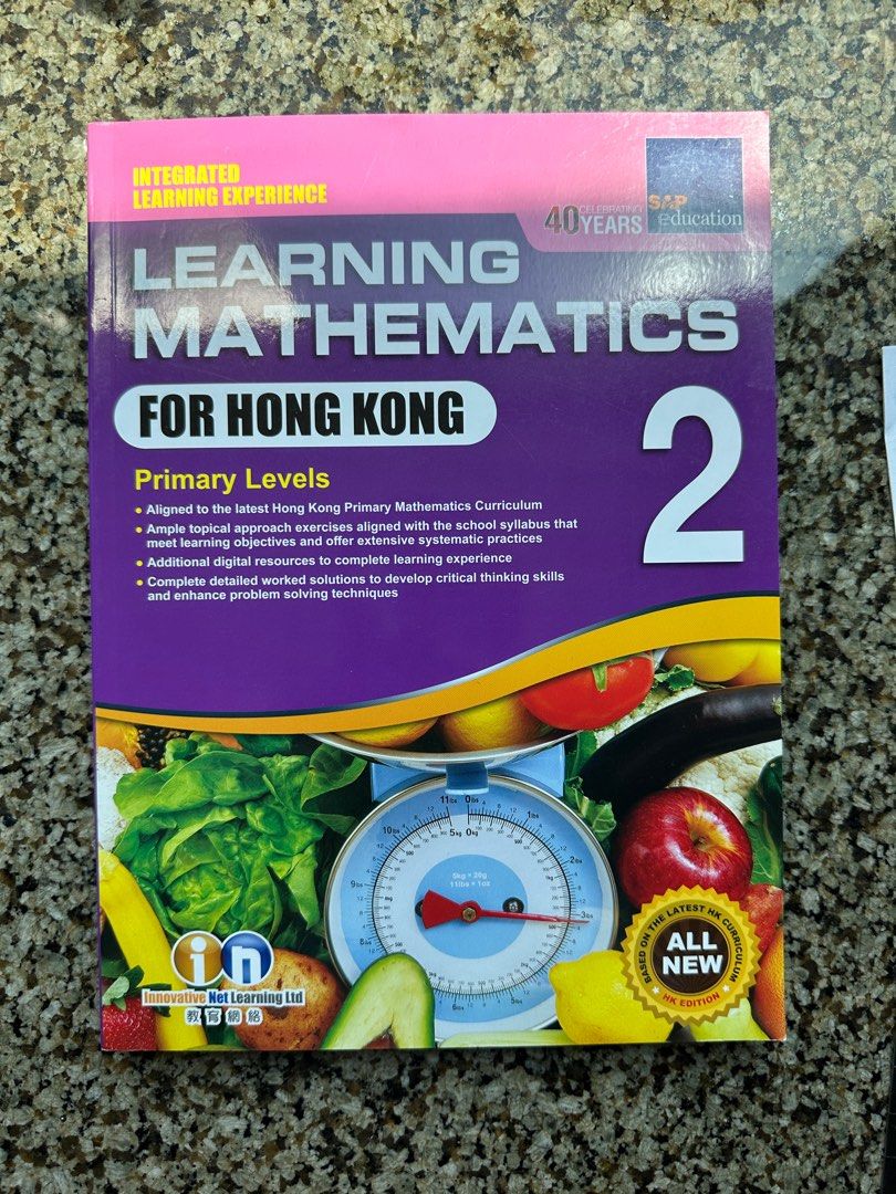 小學英文數學 SAP Learning Mathematics For Hong Kong Primary Levels, 興趣及遊戲, 書本 ...