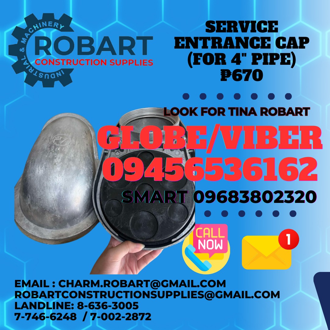 Service Entrance Cap (for 4" Pipe), Commercial & Industrial ...