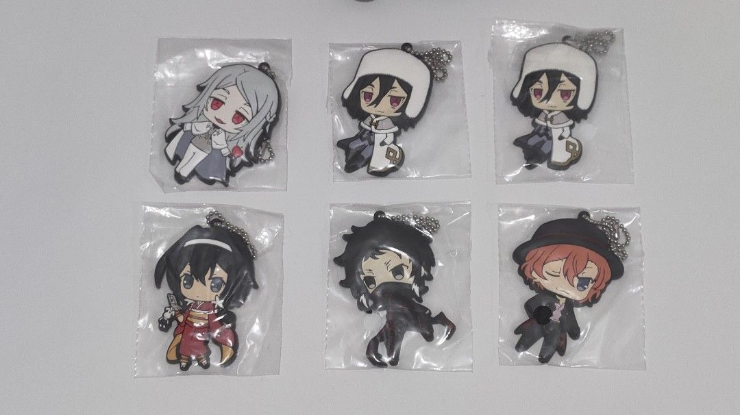 (SET) [OFFICIAL] Bungo Stray Dogs: Dead Apple the Movie Pokkori Rubber ...