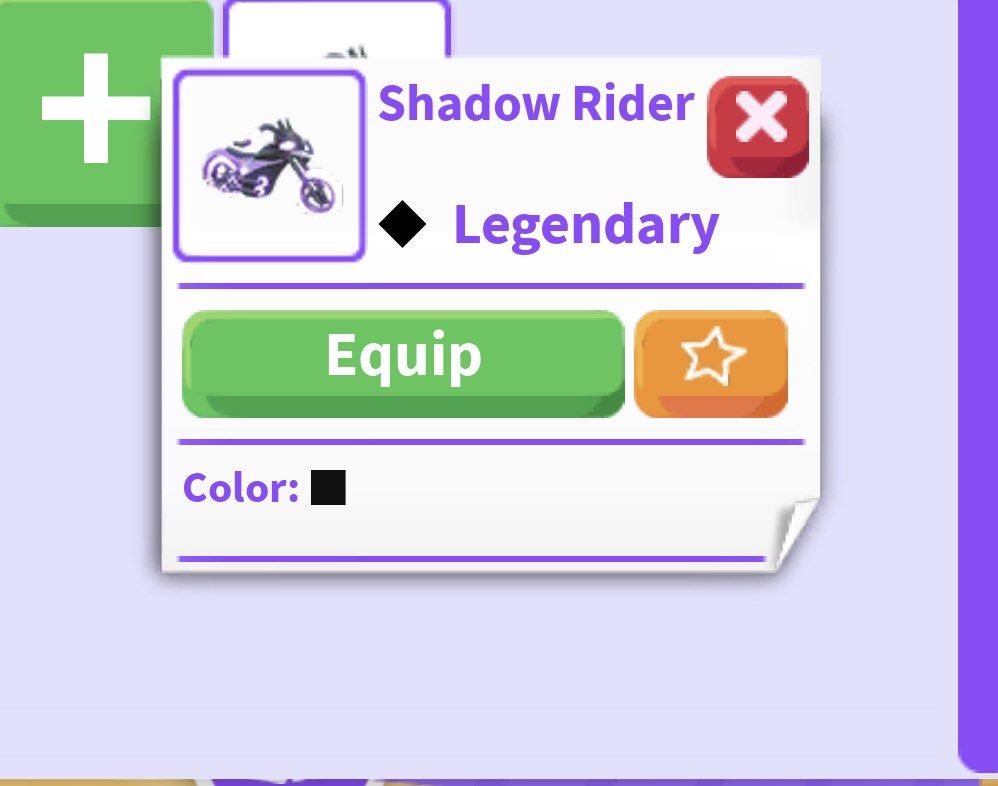 Shadows bikes (adop me), Video Gaming, Video Games, Others on Carousell