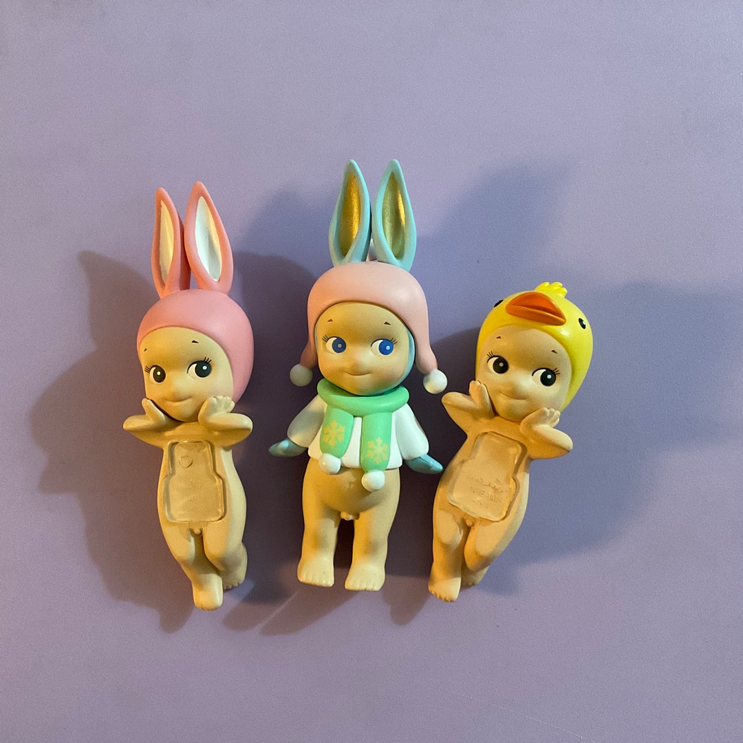 Sonny Angel Rabbit Duck Hipper Rabbit Winter wonderland set, Hobbies ...