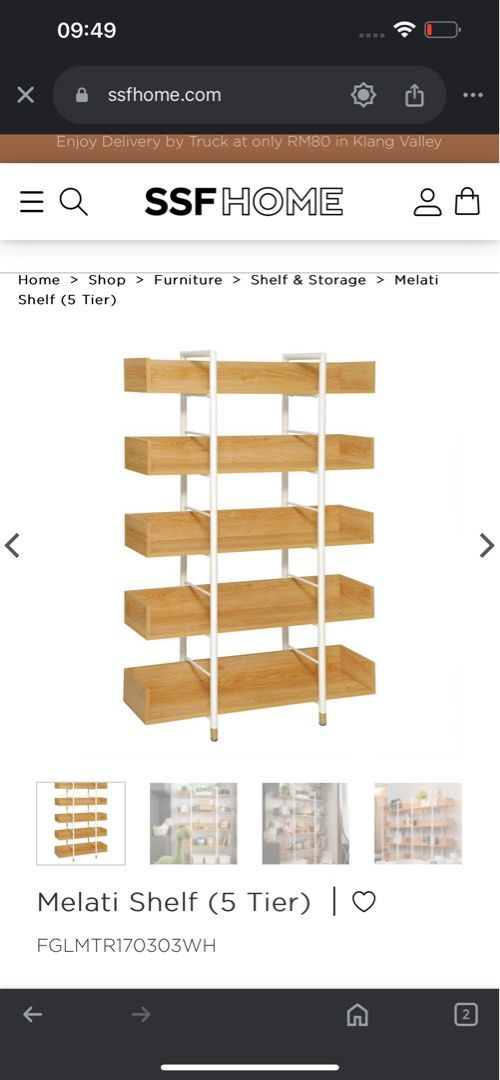 Ssf 5 tier shelves, Furniture & Home Living, Furniture, Shelves ...