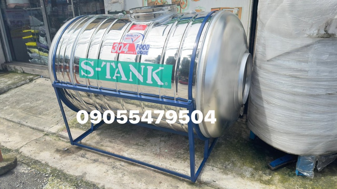 Stank stainless steel water tank horizontal type 1500 liters, Furniture ...