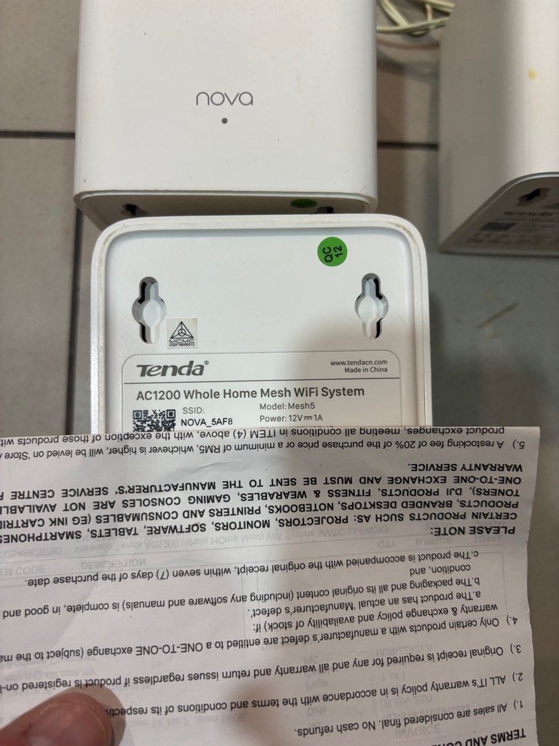 Tenda AC1200 Whole Home Mesh WiFi System MW5C - 3 Packs, Computers ...