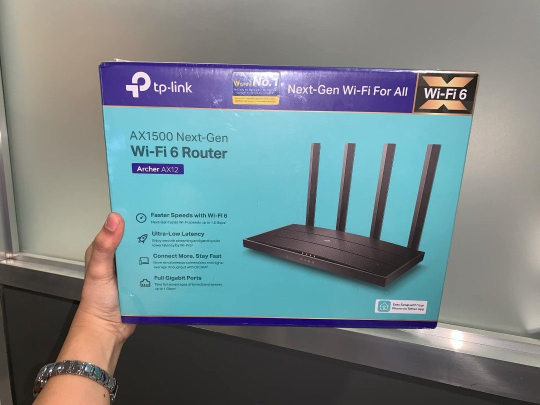 TP-Link Archer AX12 AX1500 Next-Gen WiFi 6 Gigabit Router, Computers ...