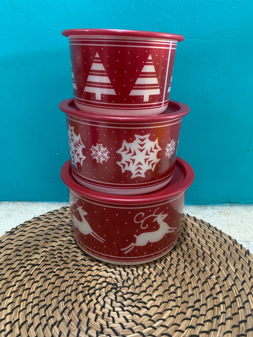 Tupperware Chrismas Design, Furniture & Home Living, Kitchenware ...