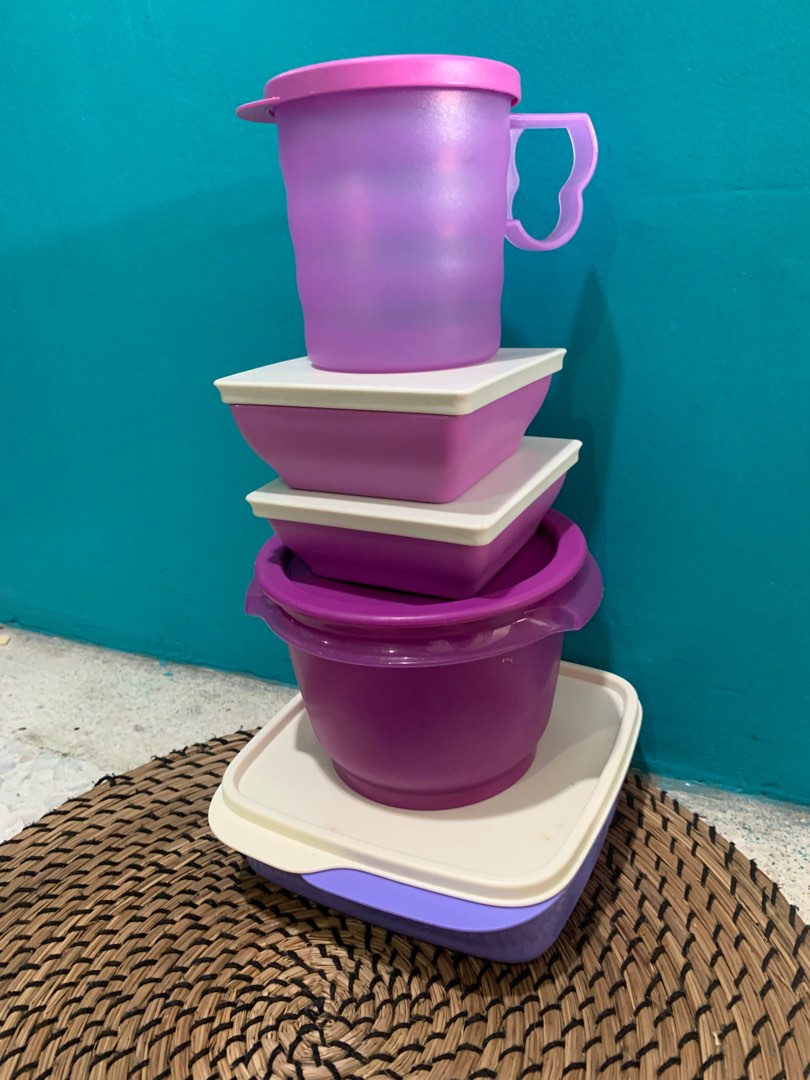 Tupperware Purple, Furniture & Home Living, Kitchenware & Tableware ...