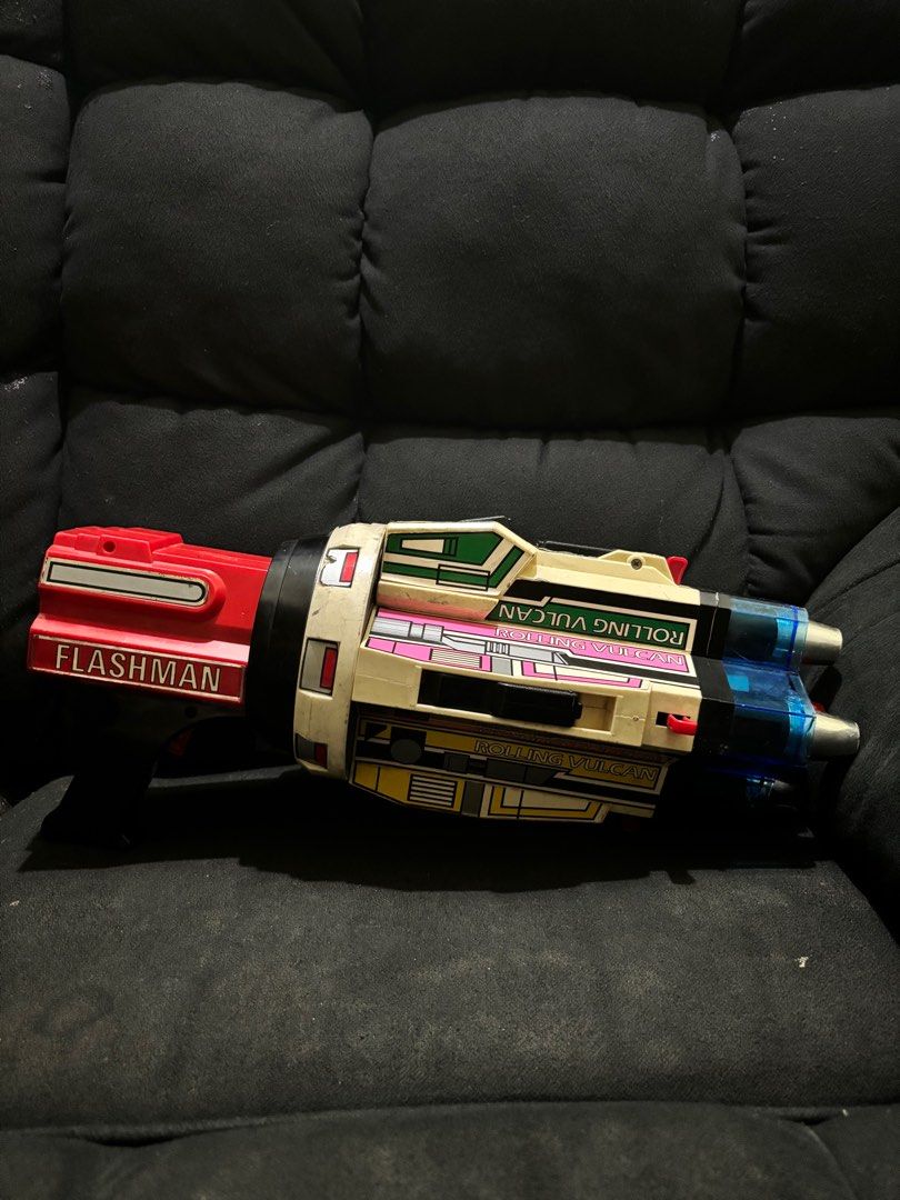 Vintage Bandai super sentai Flashman DX Rolling Vulcan 1986, Hobbies ...