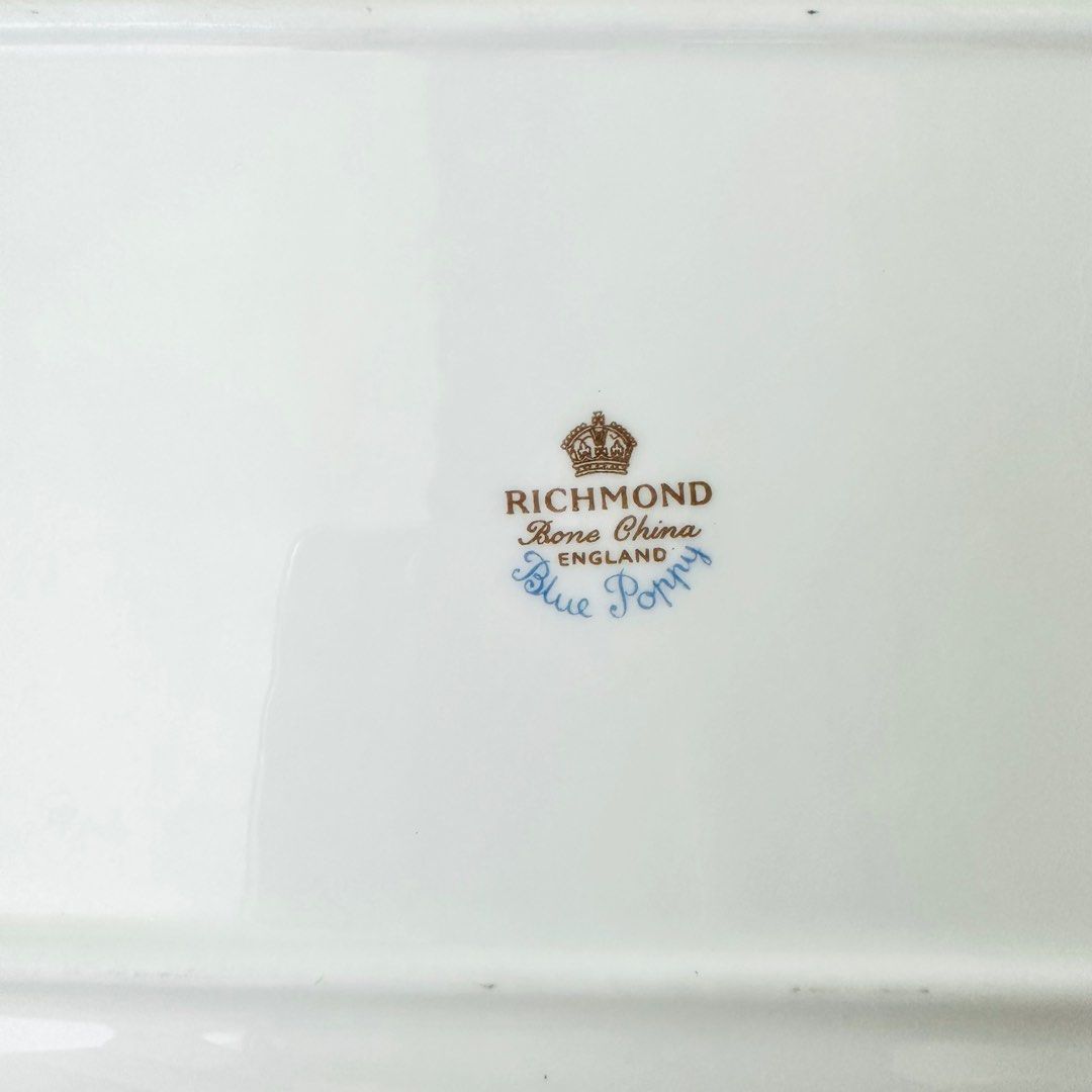 Vintage Richmond Bone China Sandwich Platter x 2, Furniture & Home ...