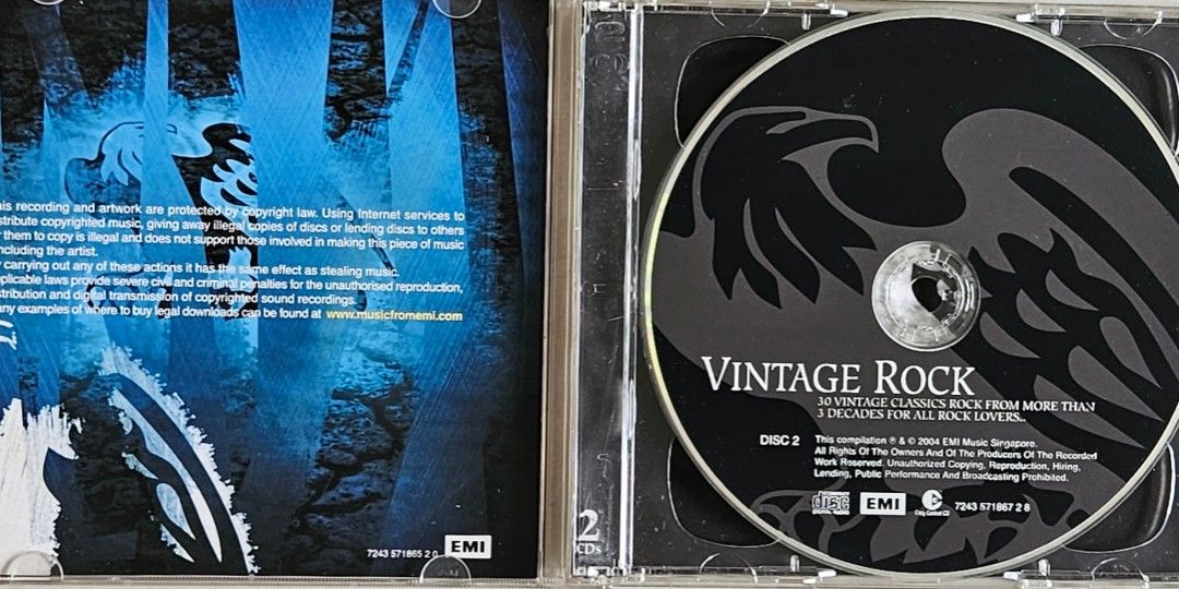 Vintage Rock 30 classic from 3 decades (CD, Compilation), Audio, Other ...