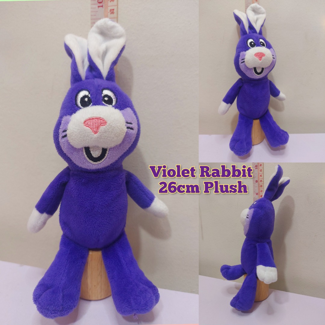 Violet Rabbit 26cm Mini Stuffed Toy, Hobbies & Toys, Toys & Games on ...