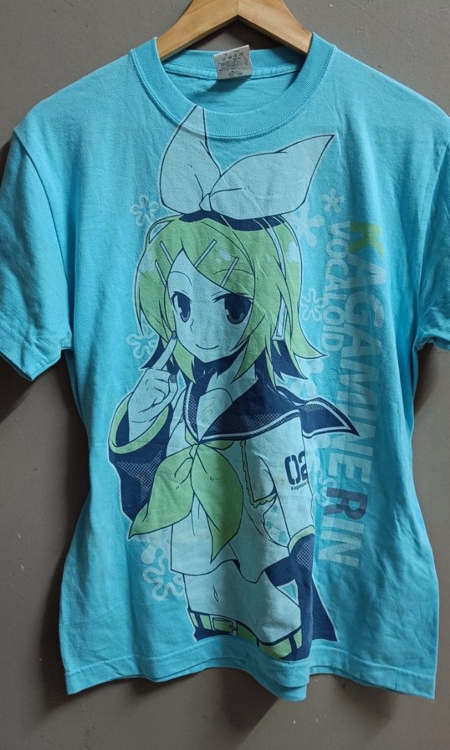 Vocaloid Kagamine Rin, Men's Fashion, Tops & Sets, Tshirts & Polo ...