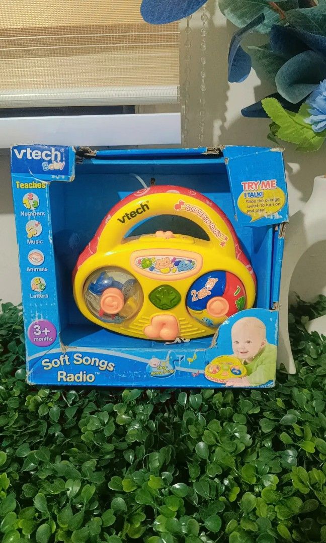 Vtech Soft Songs Radio, Hobbies & Toys, Toys & Games on Carousell