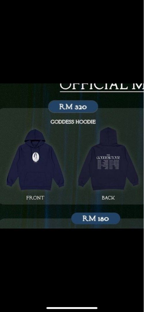 (WTB) Laufey BEWITCHED - The goddess tour concert hoodie, Hobbies ...