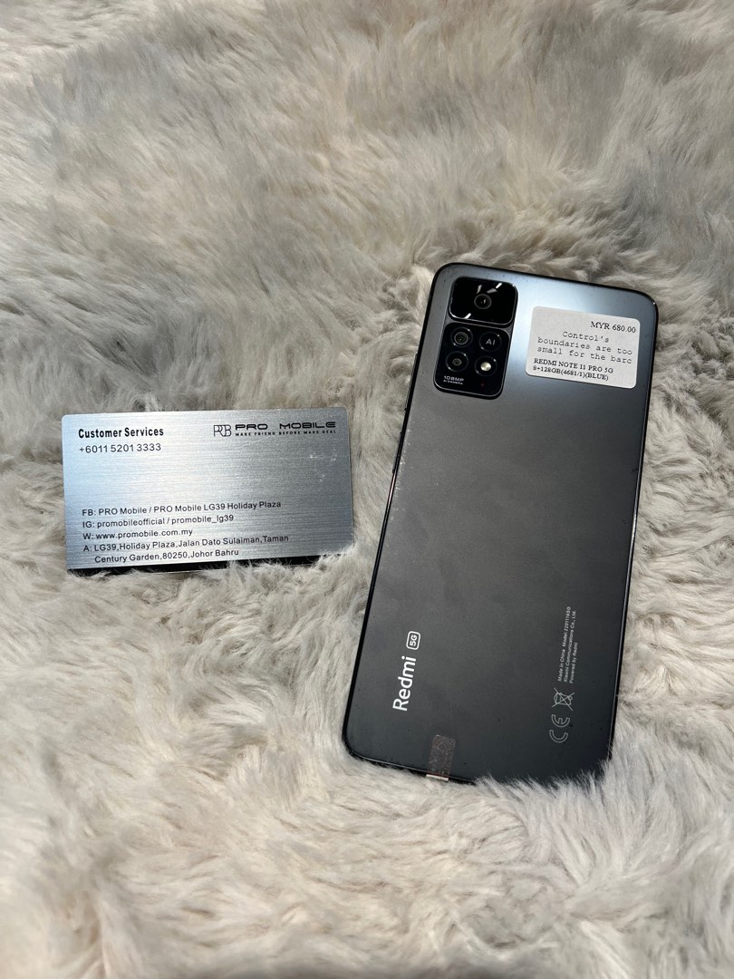 Xiaomi Redmi Note 11 Pro 5G Graphite Gray 128GB, Mobile Phones ...