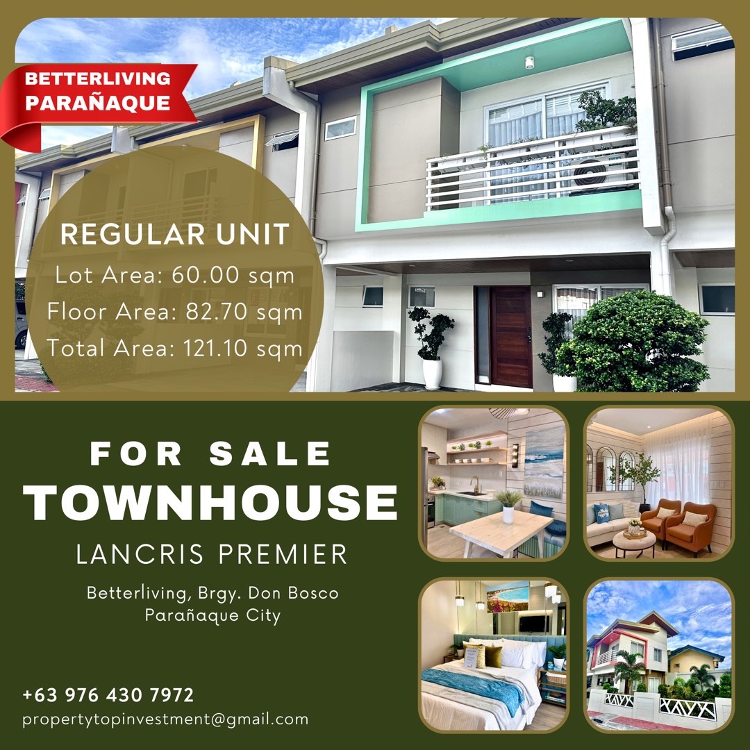 House and lot 4 Bedroom FOR SALE in Betterliving Paranaque near Naia ...