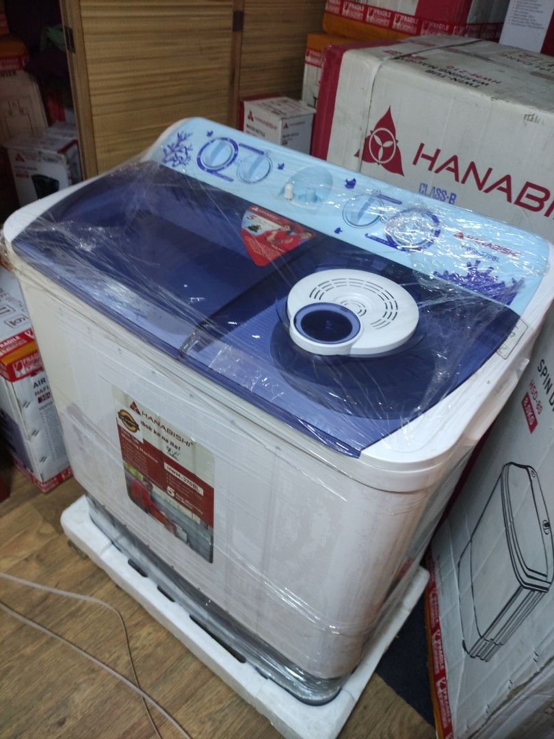 7kg. Hanabishi Washing Machine TWIN-TUB HWM-370BL, TV & Home Appliances ...