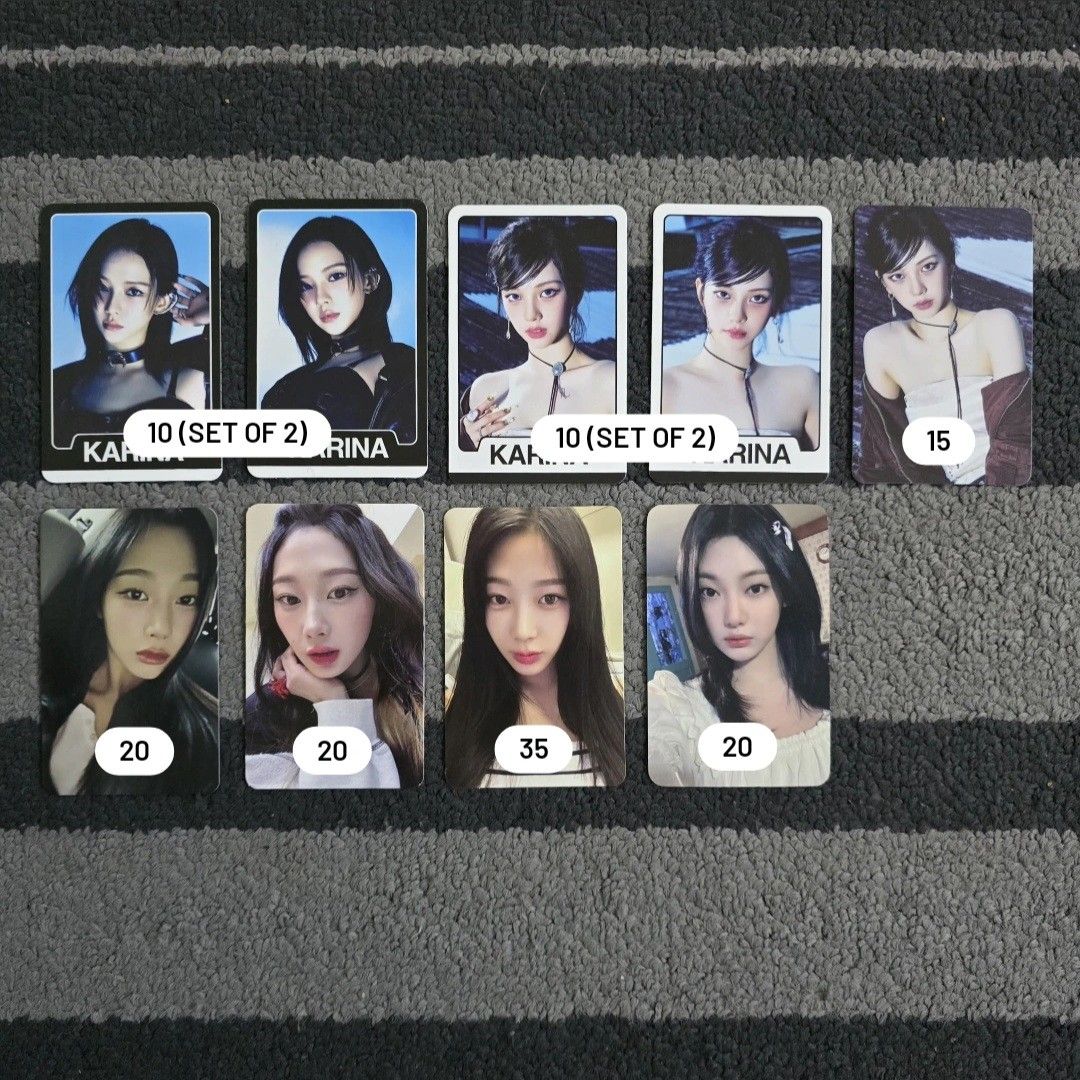 aespa Karina Giselle Ningning Drama Photocard PC POB, Hobbies & Toys, Collectibles & Memorabilia ...