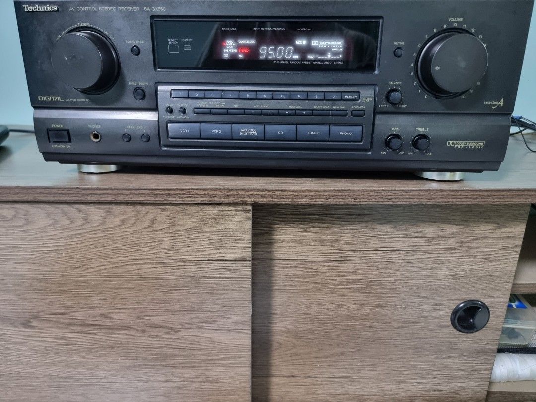 Amplifier technics SA-GX550 AV control stereo receiver, Audio ...
