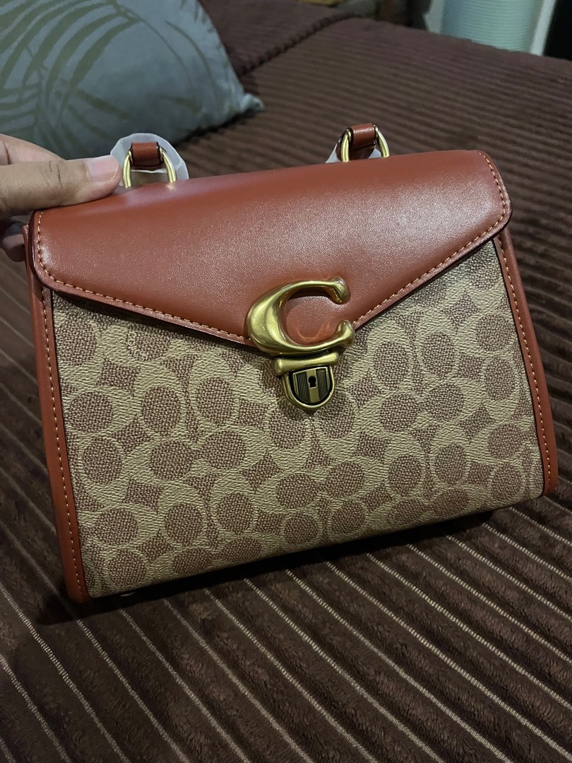 Authentic Coach Sammy Top Handle, Women's Fashion, Bags & Wallets ...