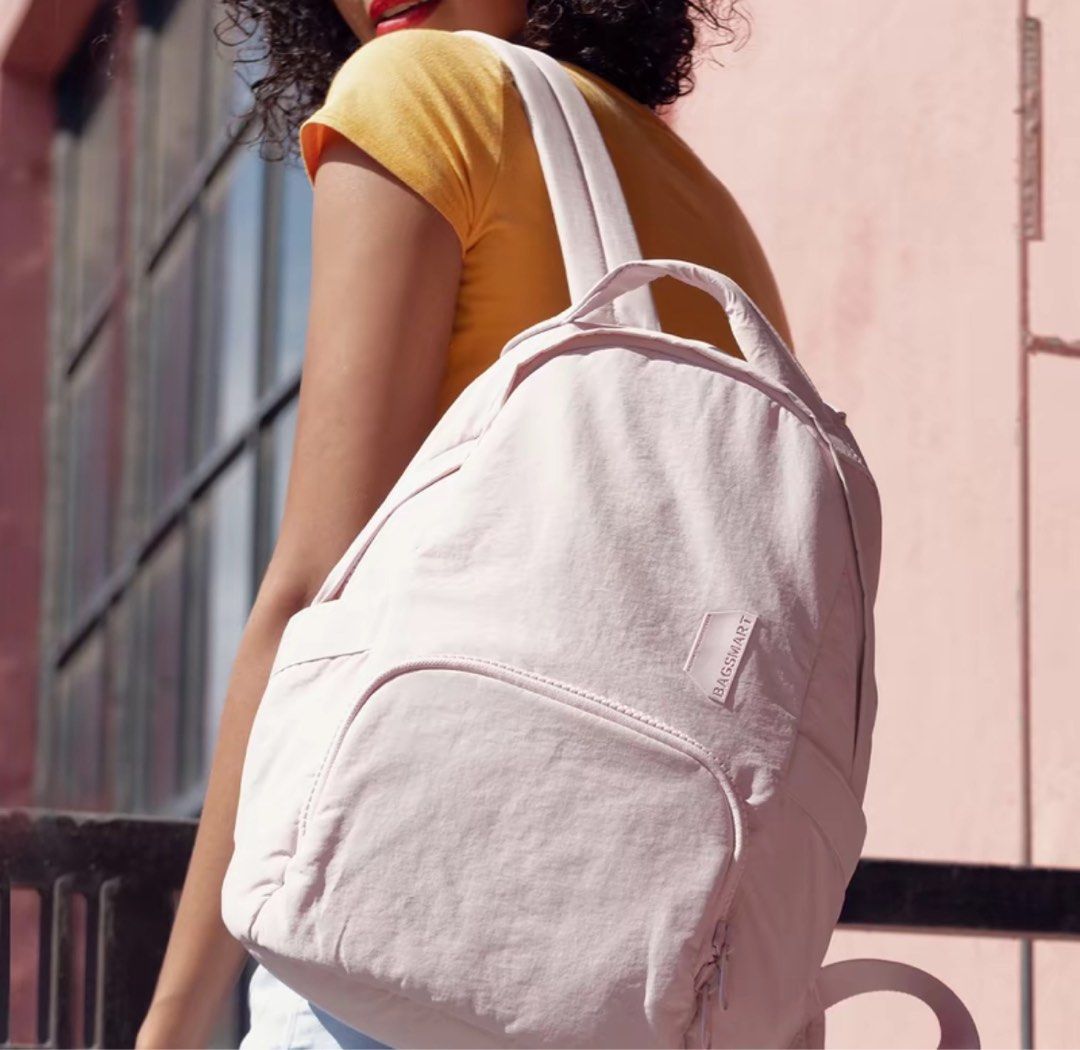 Bagsmart pink backpack, Women's Fashion, Bags & Wallets, Backpacks on ...