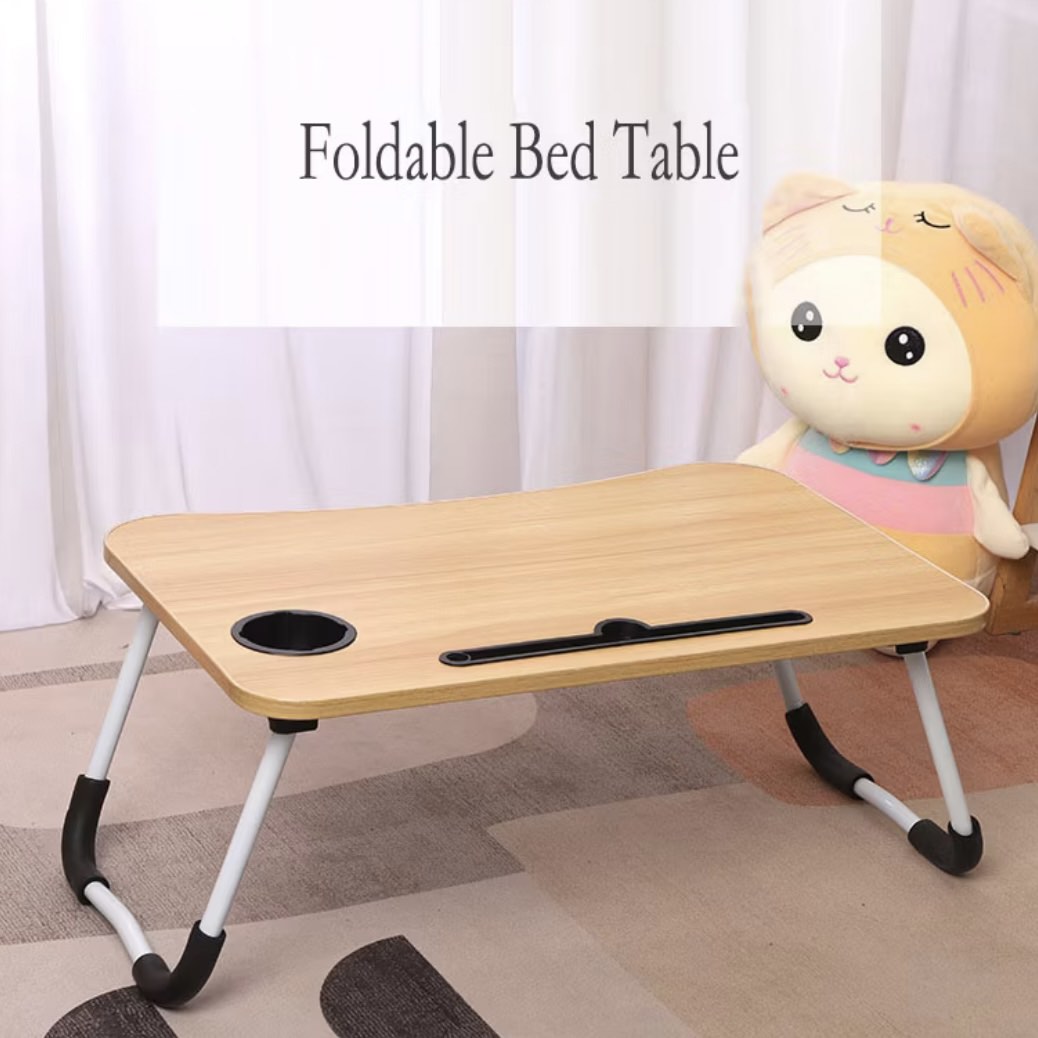 Bedroom Foldable Table | Laptop Table | Lazy Table | Folding Table ...