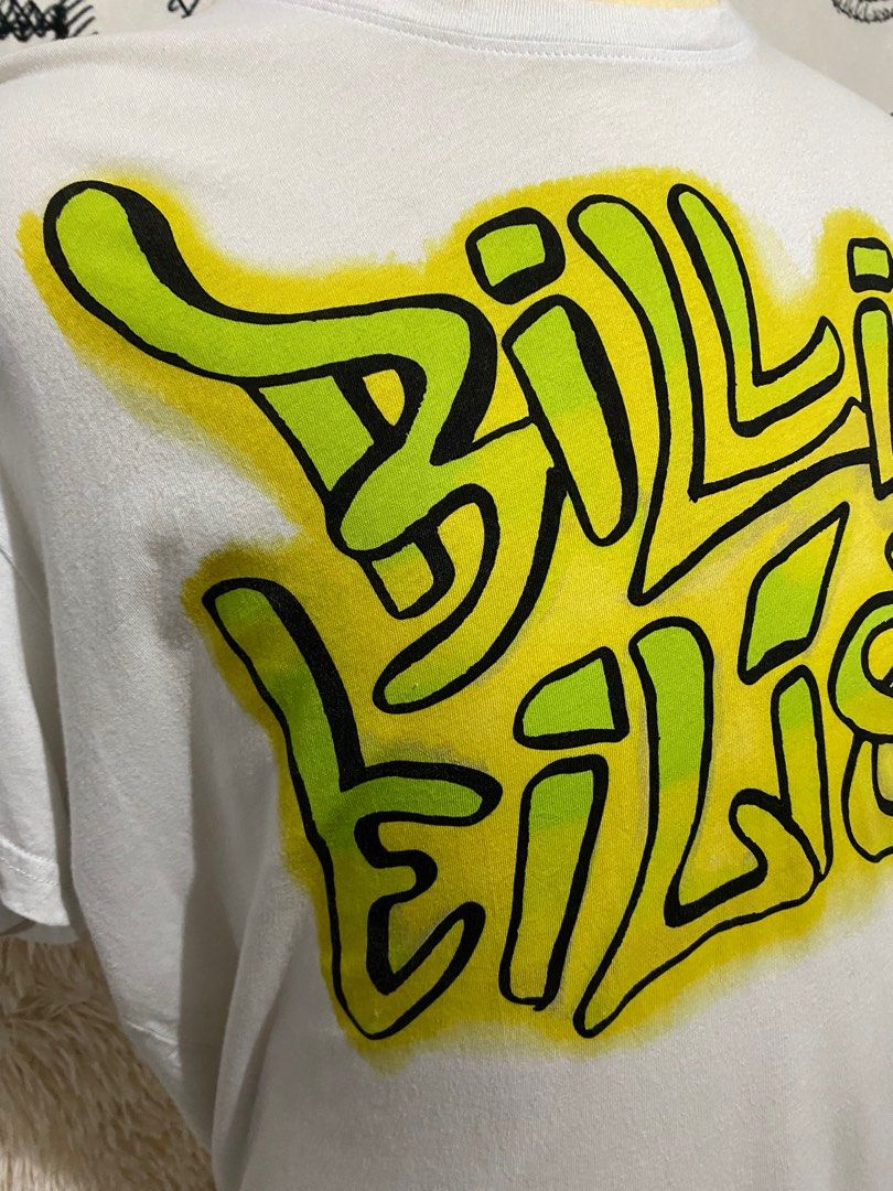 BILLIE EILISH GRAFFITI MERCH, Men's Fashion, Tops & Sets, Tshirts ...
