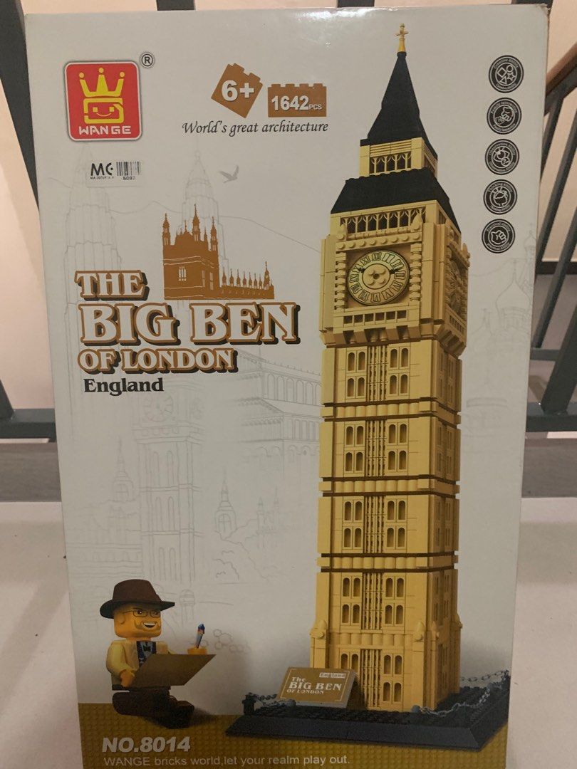 Brick - The Big Ben Of London, Hobbies & Toys, Toys & Games on Carousell