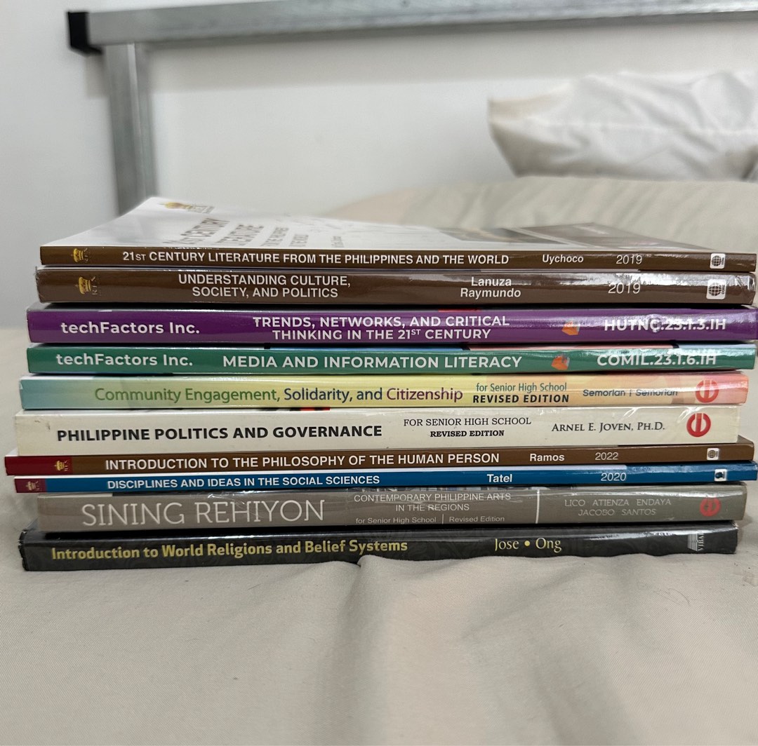 (BUNDLE 4) SHS HUMSS books - Politics, Philosophy, Sining Rehiyon ...