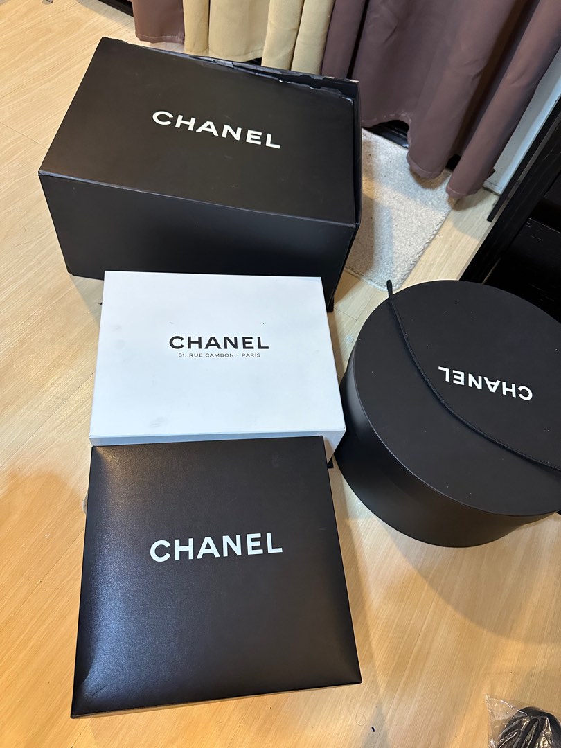 CHANEL BOXES AUTHENTIC, Luxury, Bags & Wallets on Carousell
