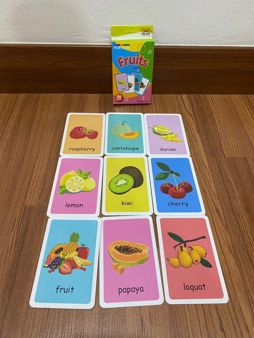 Children Flash Cards, Hobbies & Toys, Books & Magazines, Children's ...