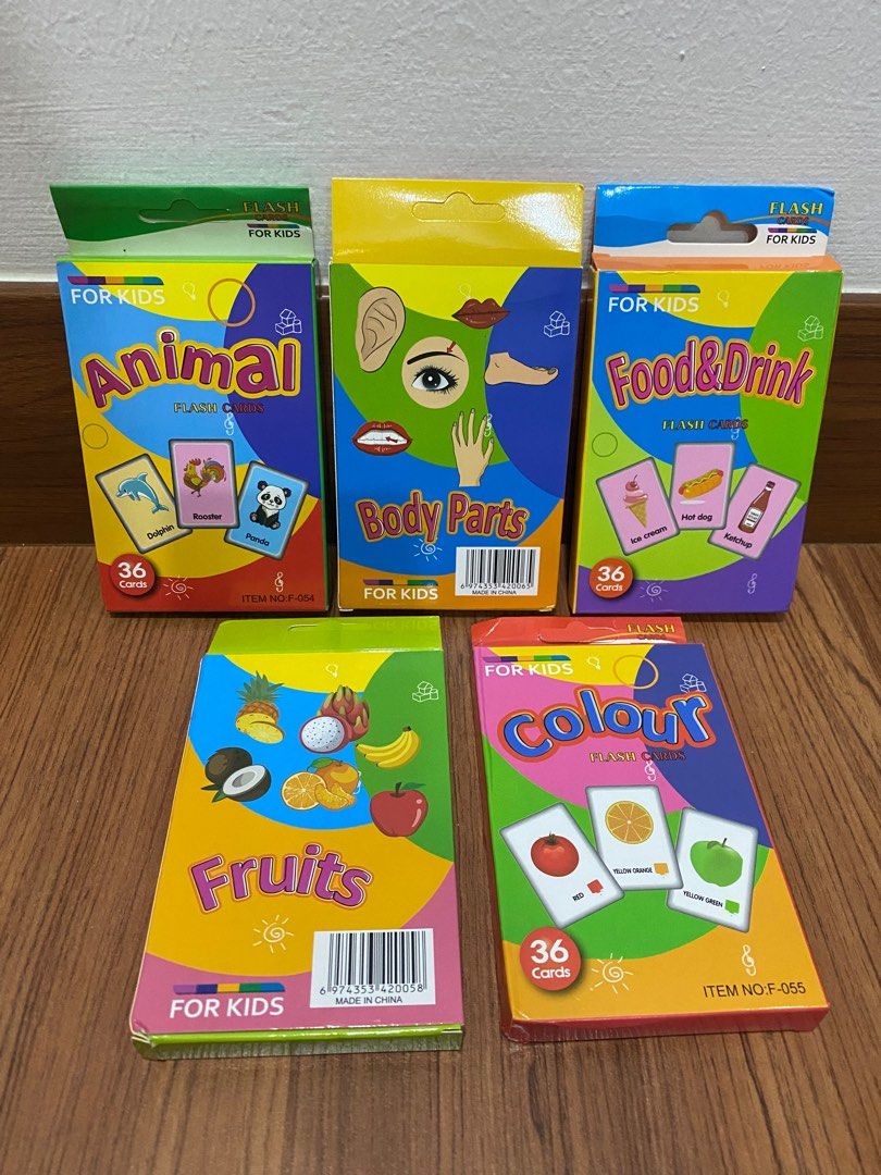 Children Flash Cards, Hobbies & Toys, Books & Magazines, Children's ...