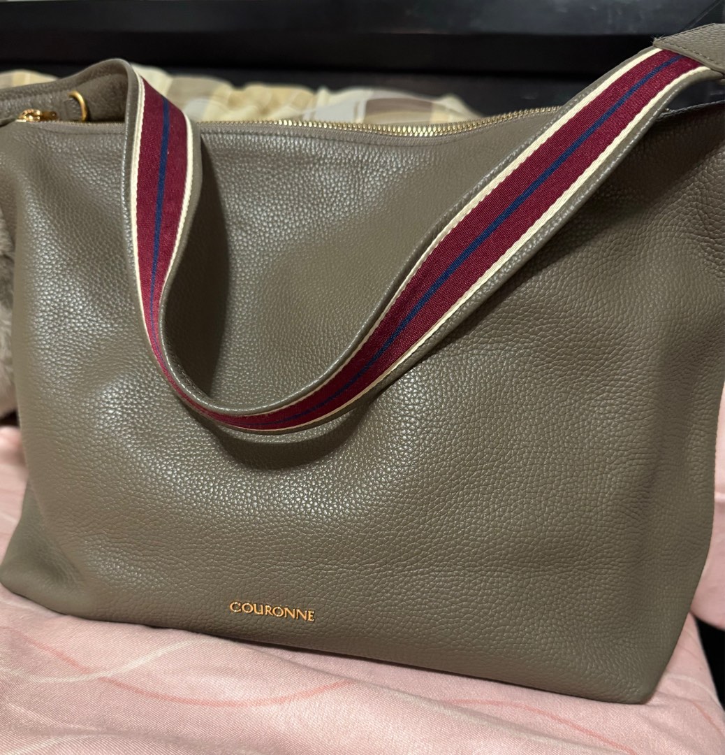 Couronne Julia leather shoulder bag, Luxury, Bags & Wallets on Carousell