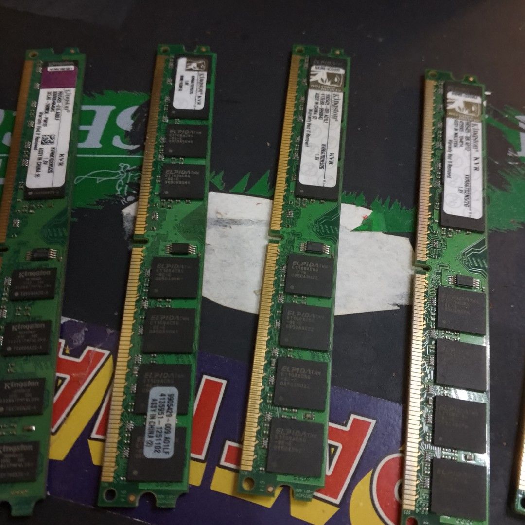 DDR2 RAM 2GB PC2-5300U 667Mhz 240Pin KVR667D2N5/2G Desktop PC MEMORY 2 ...