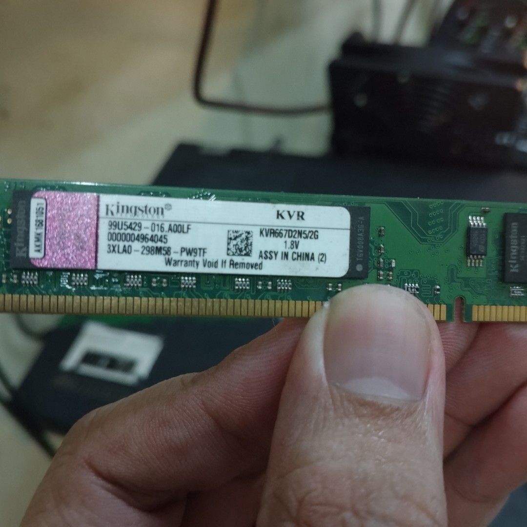 DDR2 RAM 2GB PC2-5300U 667Mhz 240Pin KVR667D2N5/2G Desktop PC MEMORY 2 ...