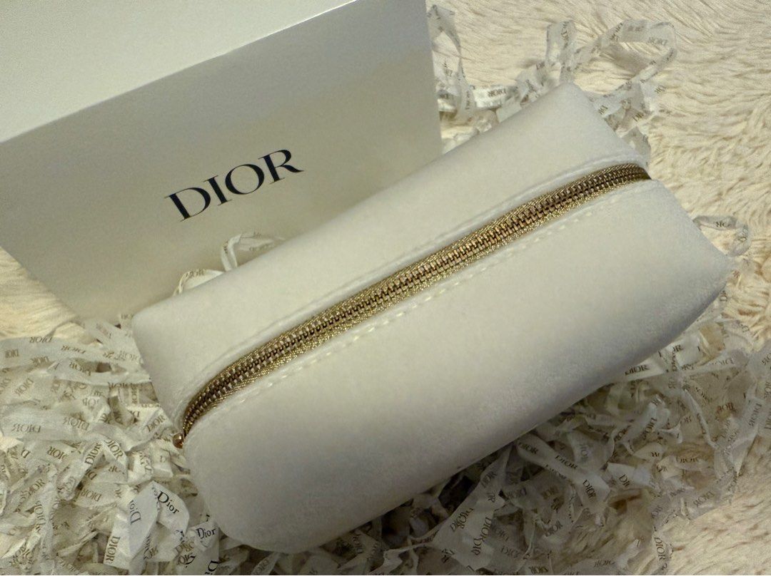 Dior Cosmetic Velvet Pouch, Women's Fashion, Bags & Wallets, Purses ...