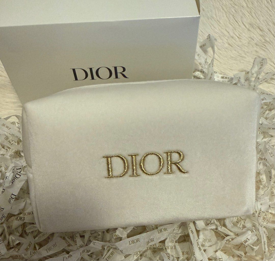 Dior Cosmetic Velvet Pouch, Women's Fashion, Bags & Wallets, Purses ...