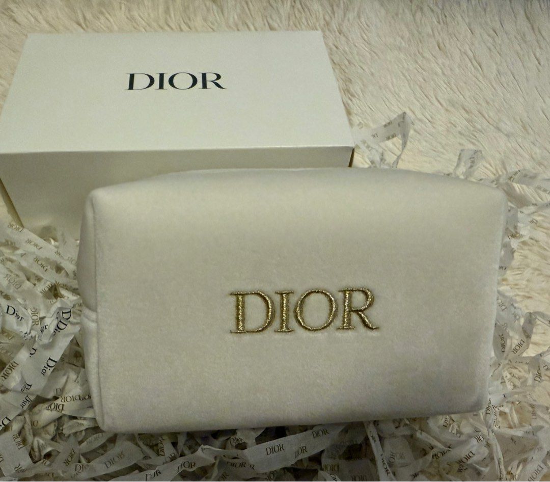 Dior Cosmetic Velvet Pouch, Women's Fashion, Bags & Wallets, Purses ...