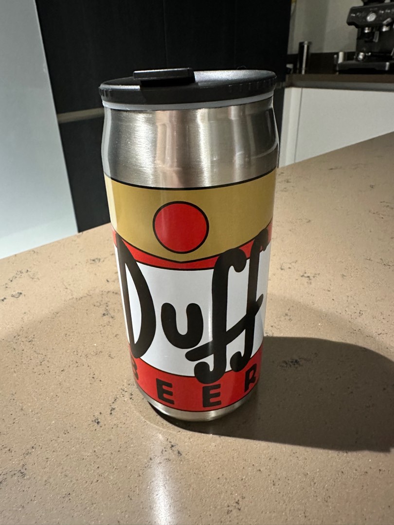 Duff Beer Universal Studios Simpsons Bottle Container Tumbler ...