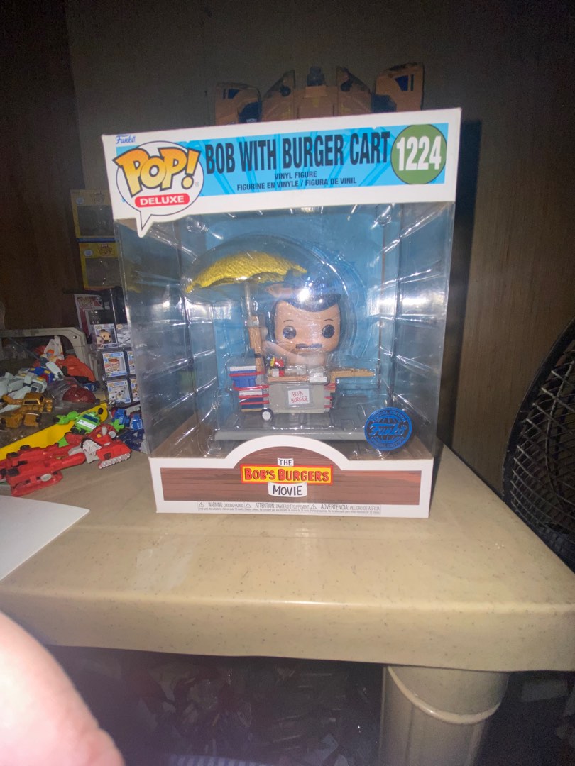 Funko pop deluxe! Bobs burger the movie bob with burger cart, Hobbies ...