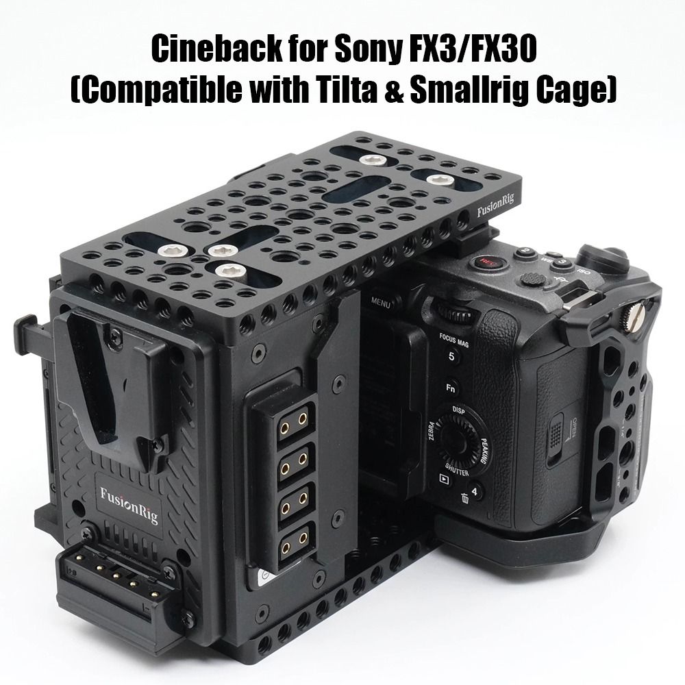 (Ready Stock) Fusionrig Cineback Extender for Sony FX3/FX30 Cinema Line ...